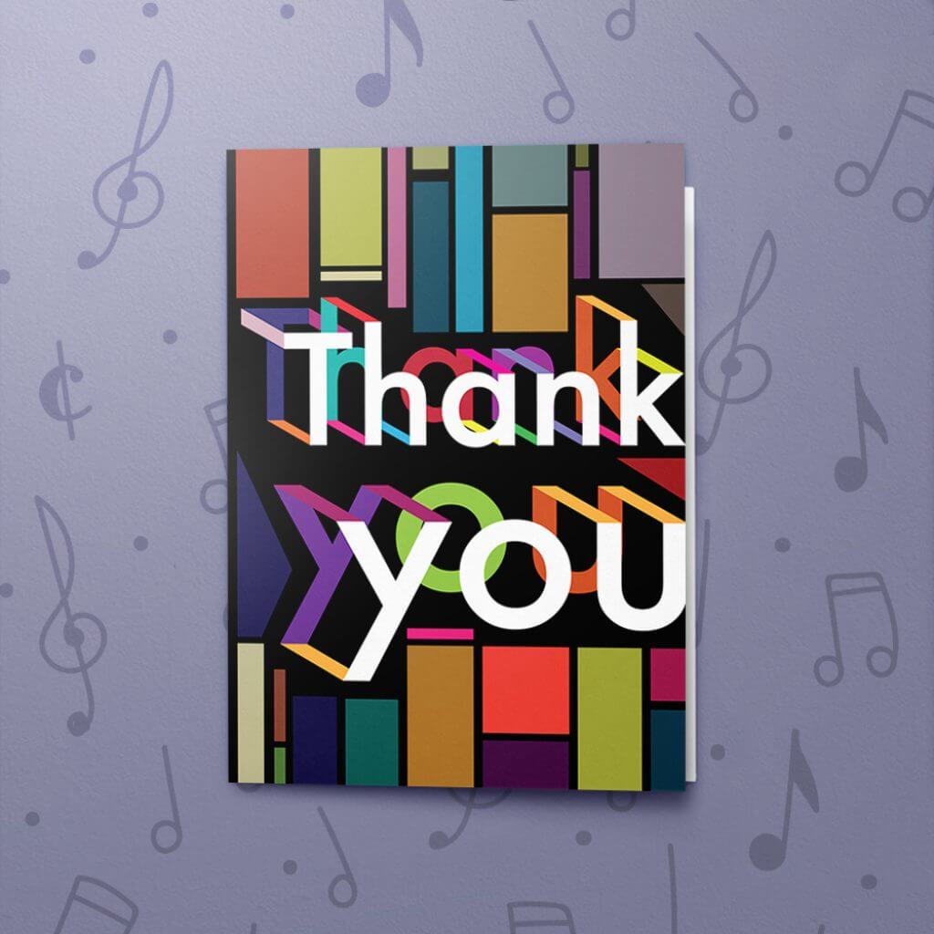 Thank You – Musical Thank You Card - bigDAWGS greetings