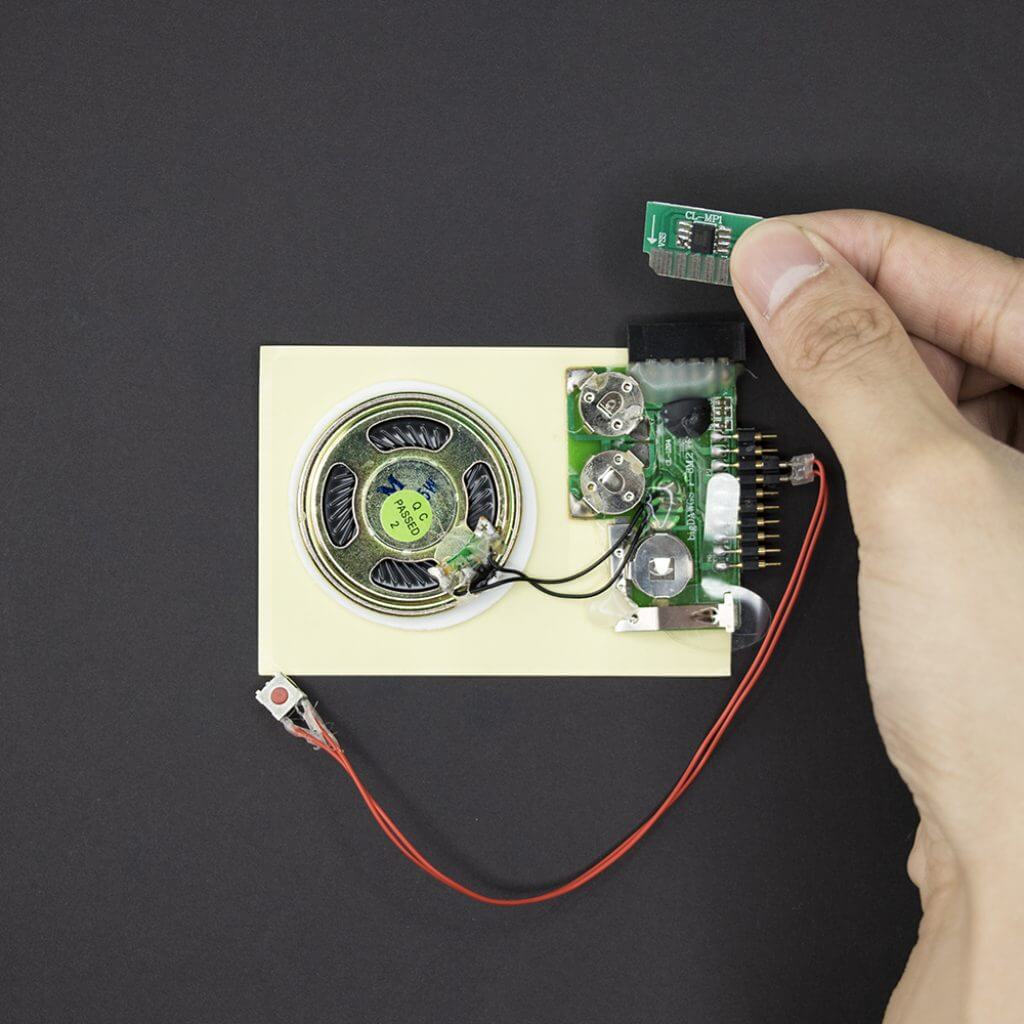 DIY Kit - Push Button Sound Module - 200 Sec - bigDAWGS greetings