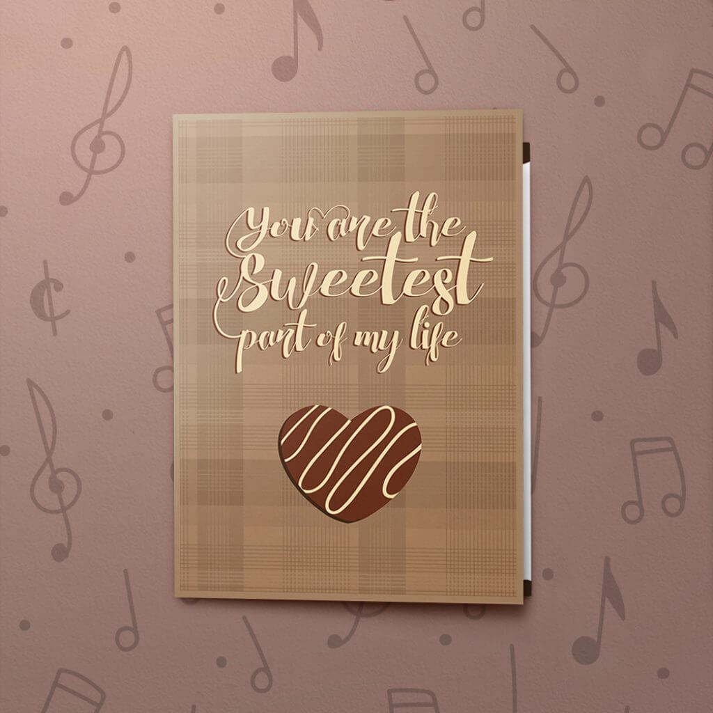 The Sweetest – Musical Valentines Card - bigDAWGS greetings