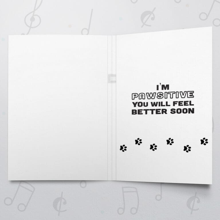 Feeling Ruff – Musical Get Well Card - bigDAWGS greetings