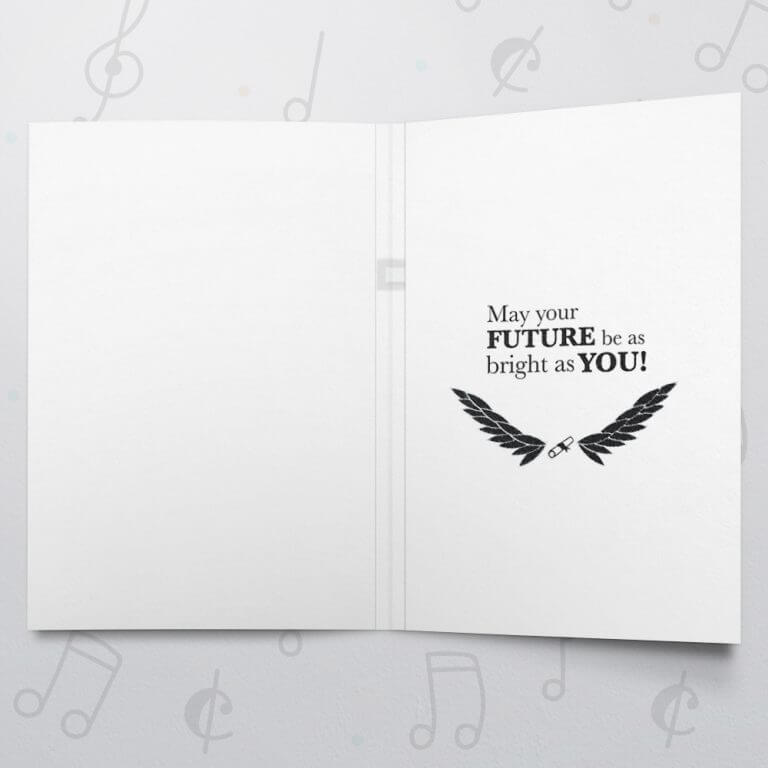 Congrats Graduate – Musical Graduation Card - bigDAWGS greetings