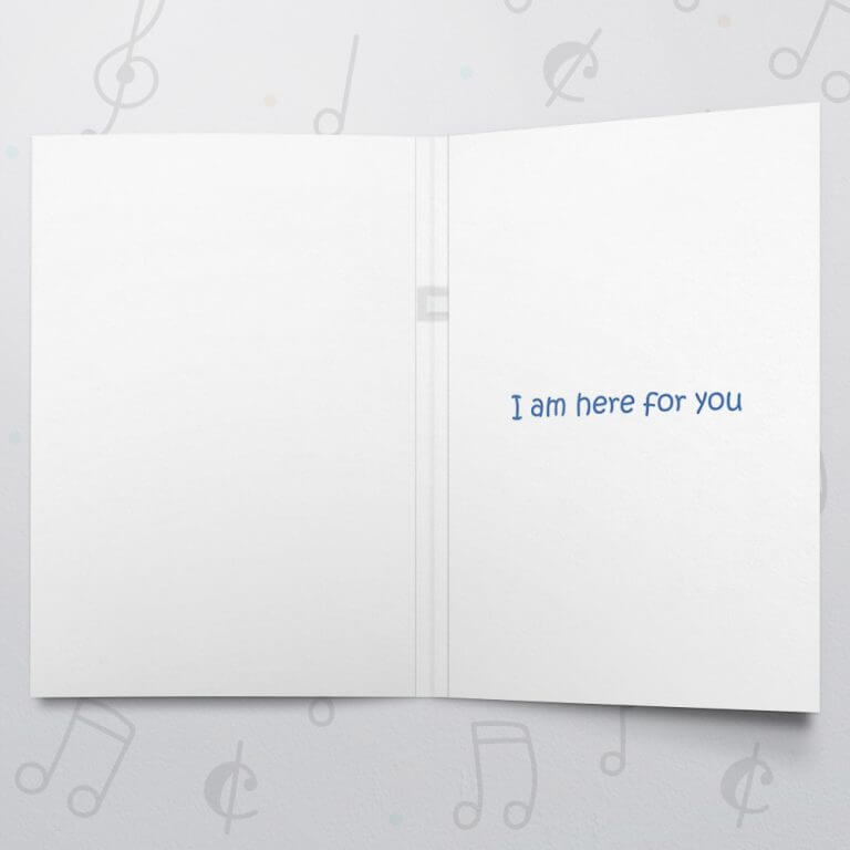 Rainy Day – Musical Sympathy Card - bigDAWGS greetings