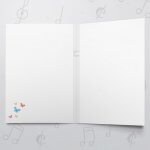 Colourful Rabbit – Musical Easter Card - bigDAWGS greetings