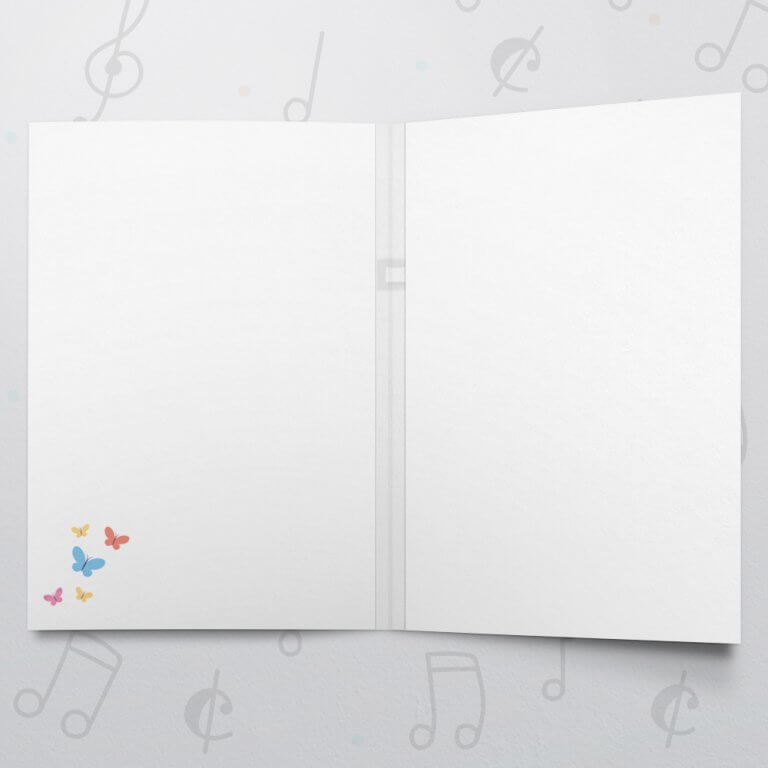 Colourful Rabbit – Musical Easter Card - bigDAWGS greetings