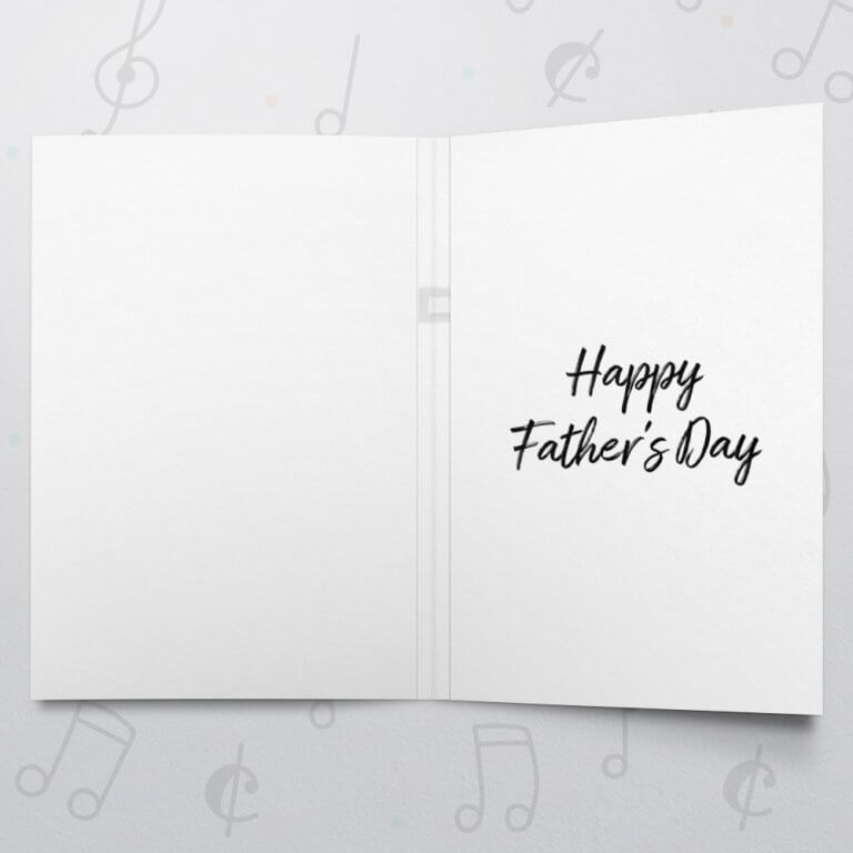 Husband Dad Hero – Musical Father's Day Card - bigDAWGS greetings