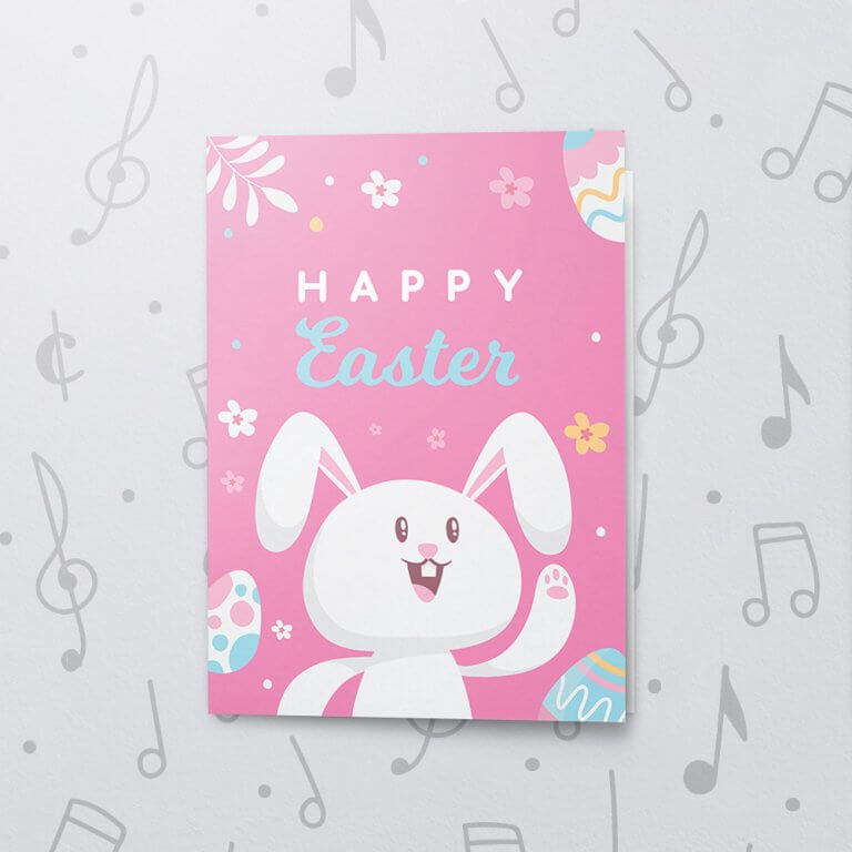 Easter Bunny – Musical Easter Card - bigDAWGS greetings