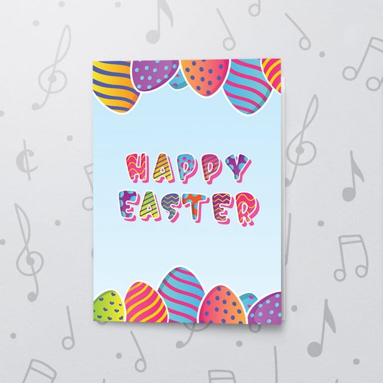 White Rabbit – Musical Easter Card - bigDAWGS greetings