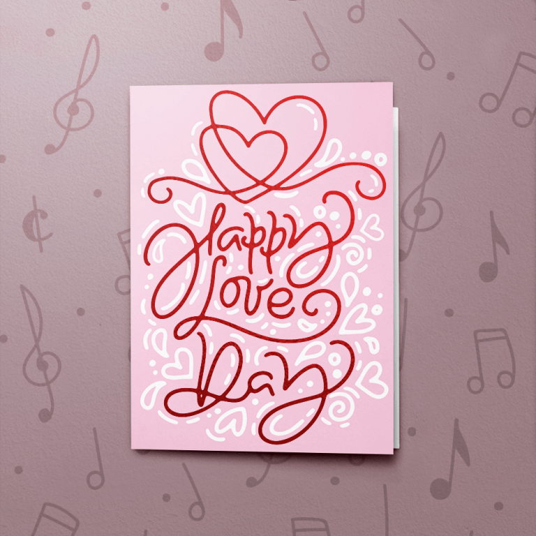 Love Day – Musical Valentines Card - bigDAWGS greetings
